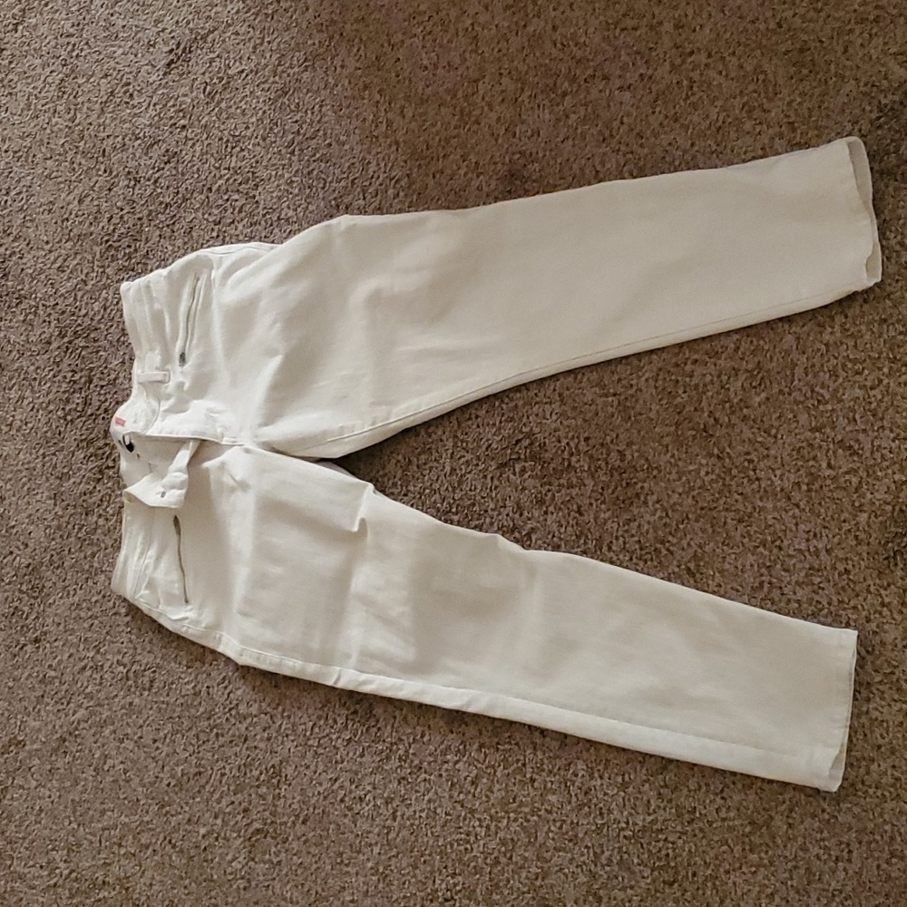 Cabi White Curvy Skinny Jeans - Gem